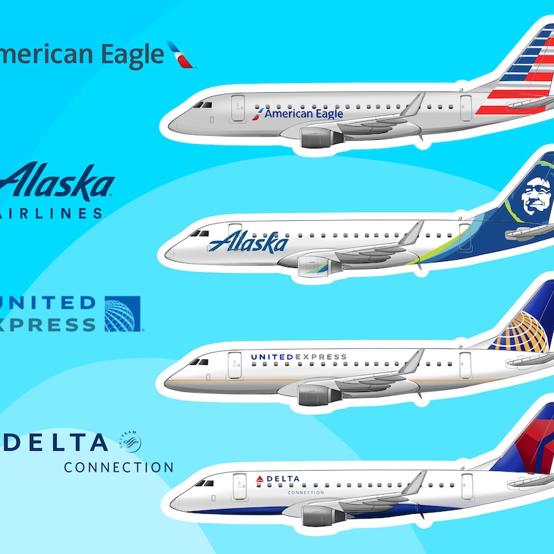 Airplane Decals - Etsy