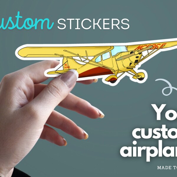 Airplane Decals - Etsy
