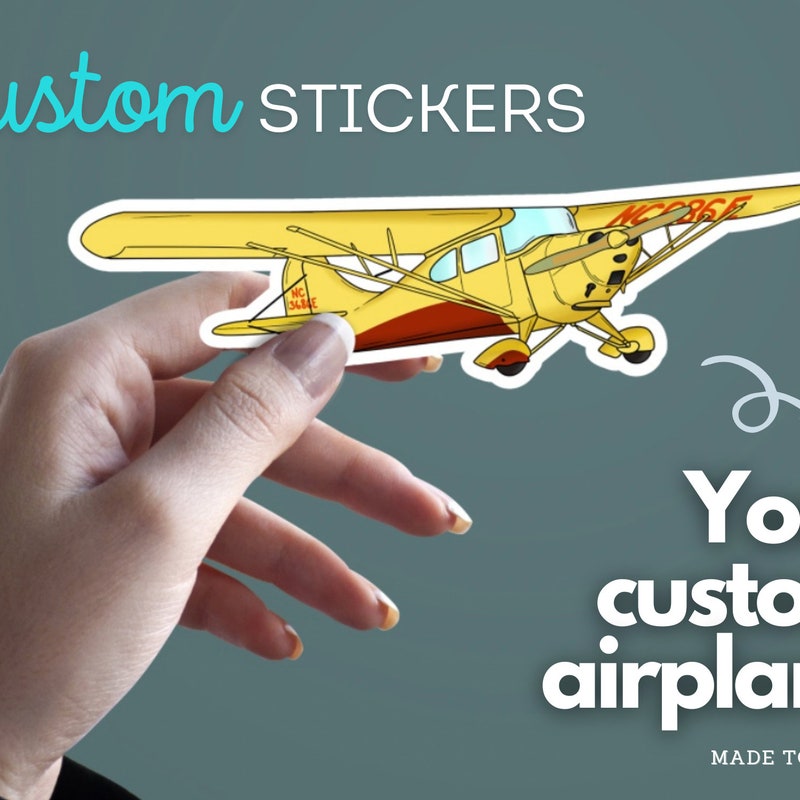 Airplane Decals - Etsy