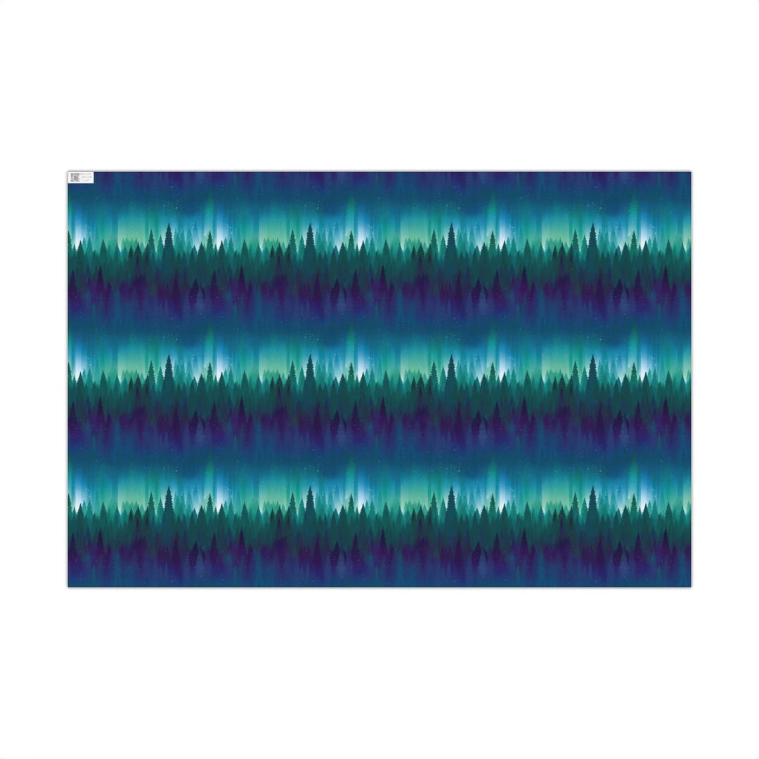 Aurora Forest Delights Wrapping Paper - Etsy