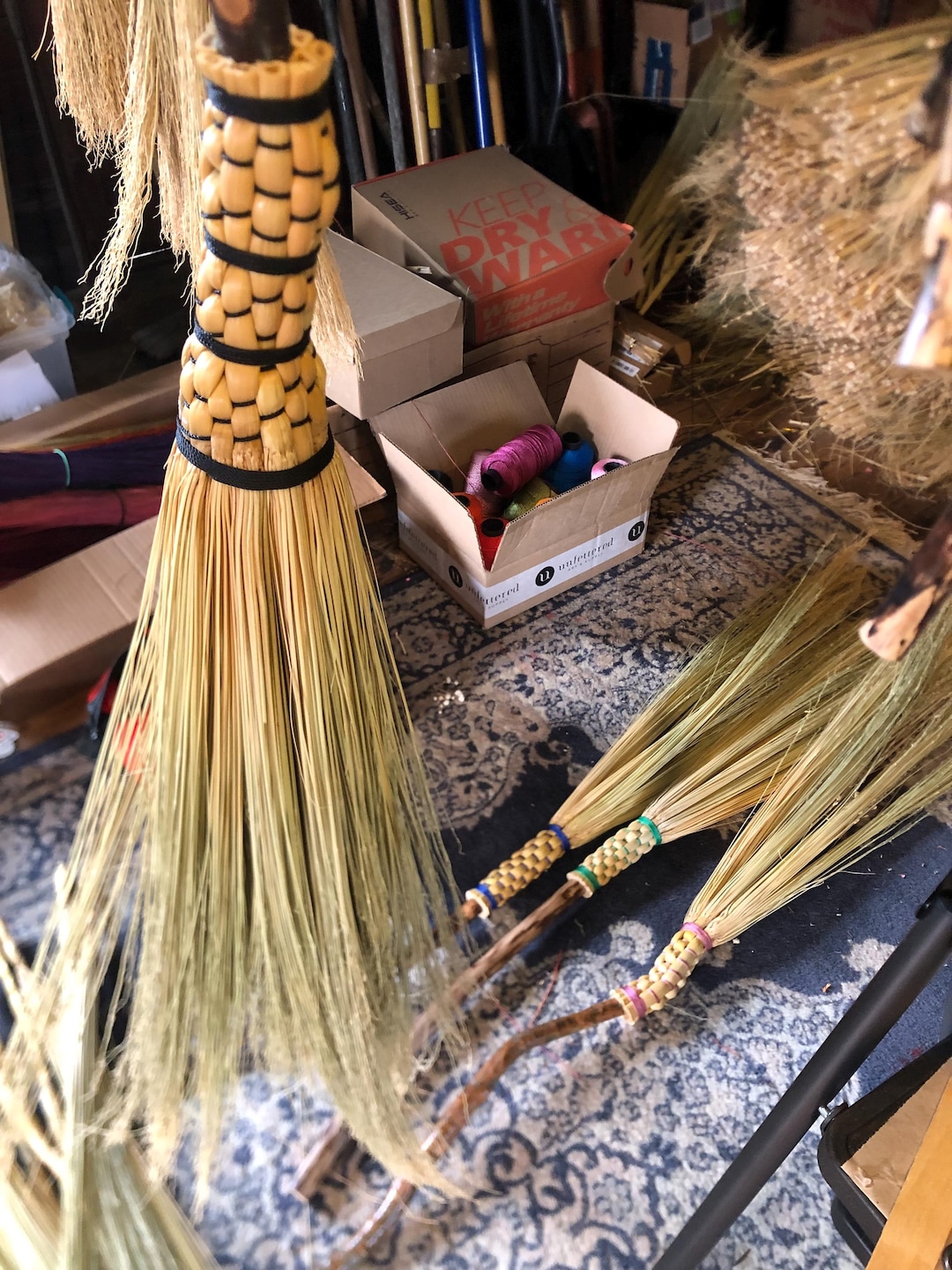 Full Size Shaker Kitchen Brooms With Natural Handle - Etsy