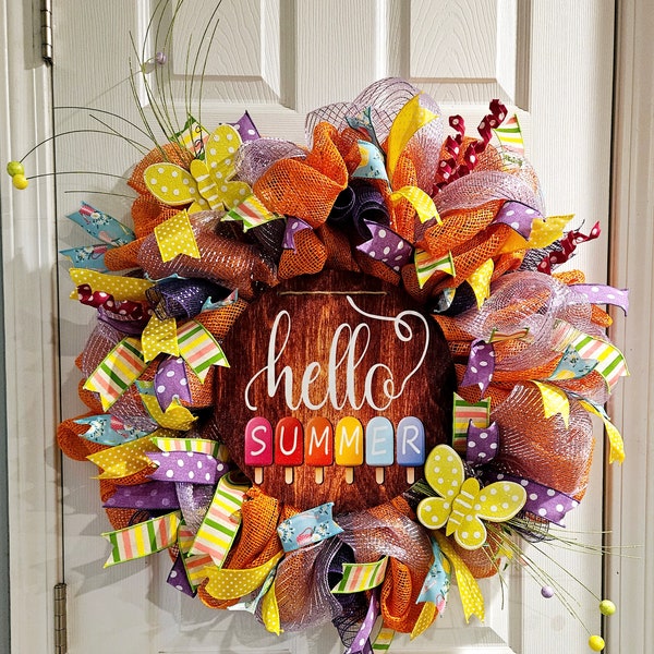Hello Wreath - Etsy