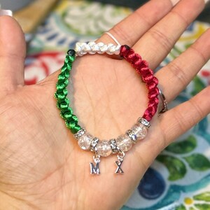 Mexican Flag Bracelet - Etsy
