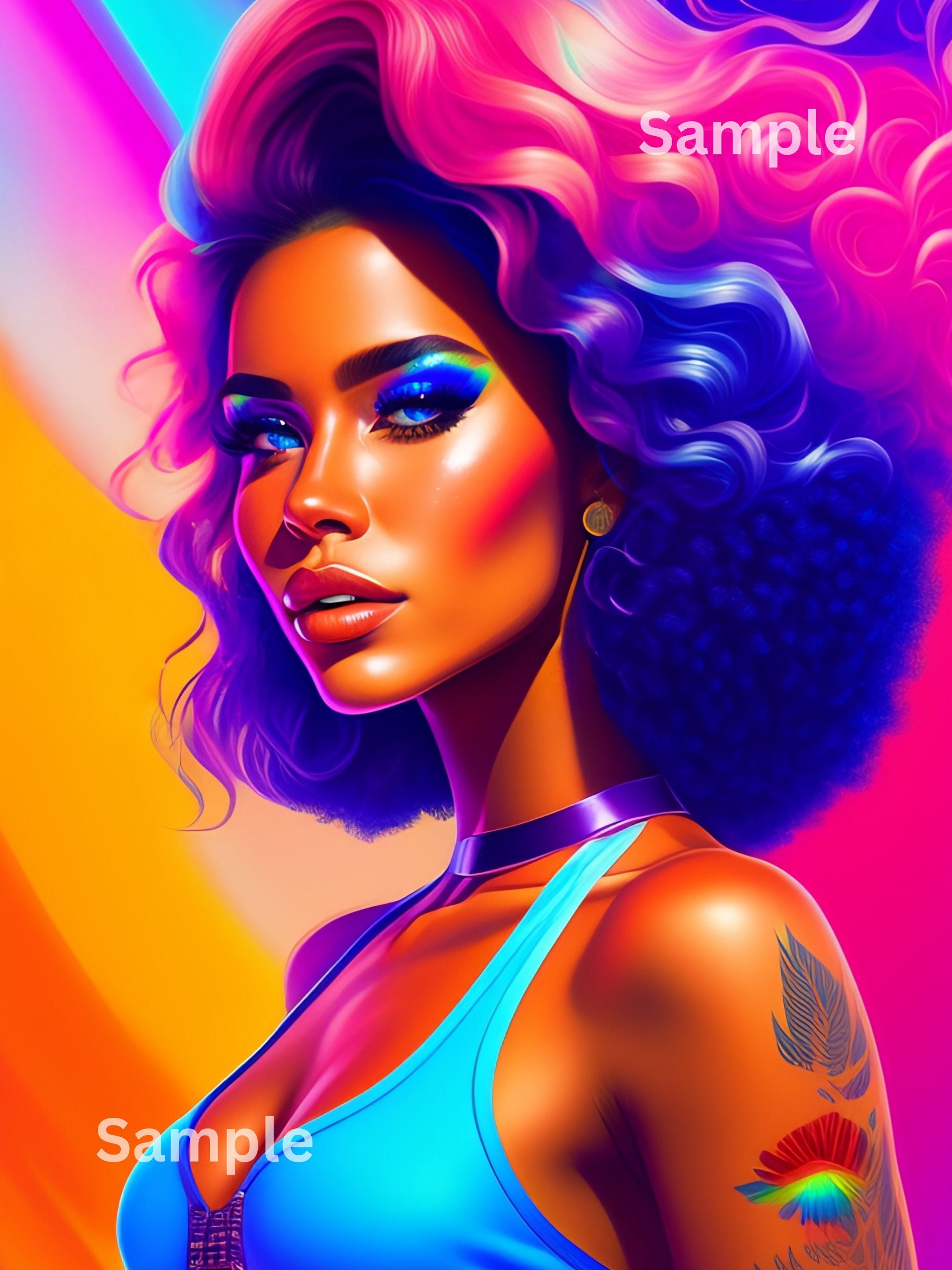 Fan Art Design Digital Art Headshot Cosplay Art Anime Art - Etsy