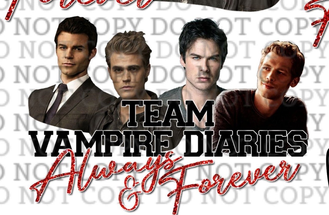 Vampire Diaries, SUBLIMATION Digital Design, PNG, Stefan, Damon ...