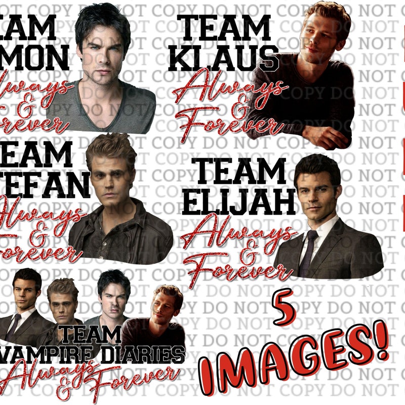 Vampire Diares Svg - Etsy