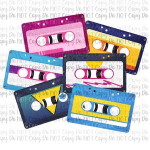 80s Bundle Clipart Package SUBLIMATION Digital Design, PNG, Retro ...
