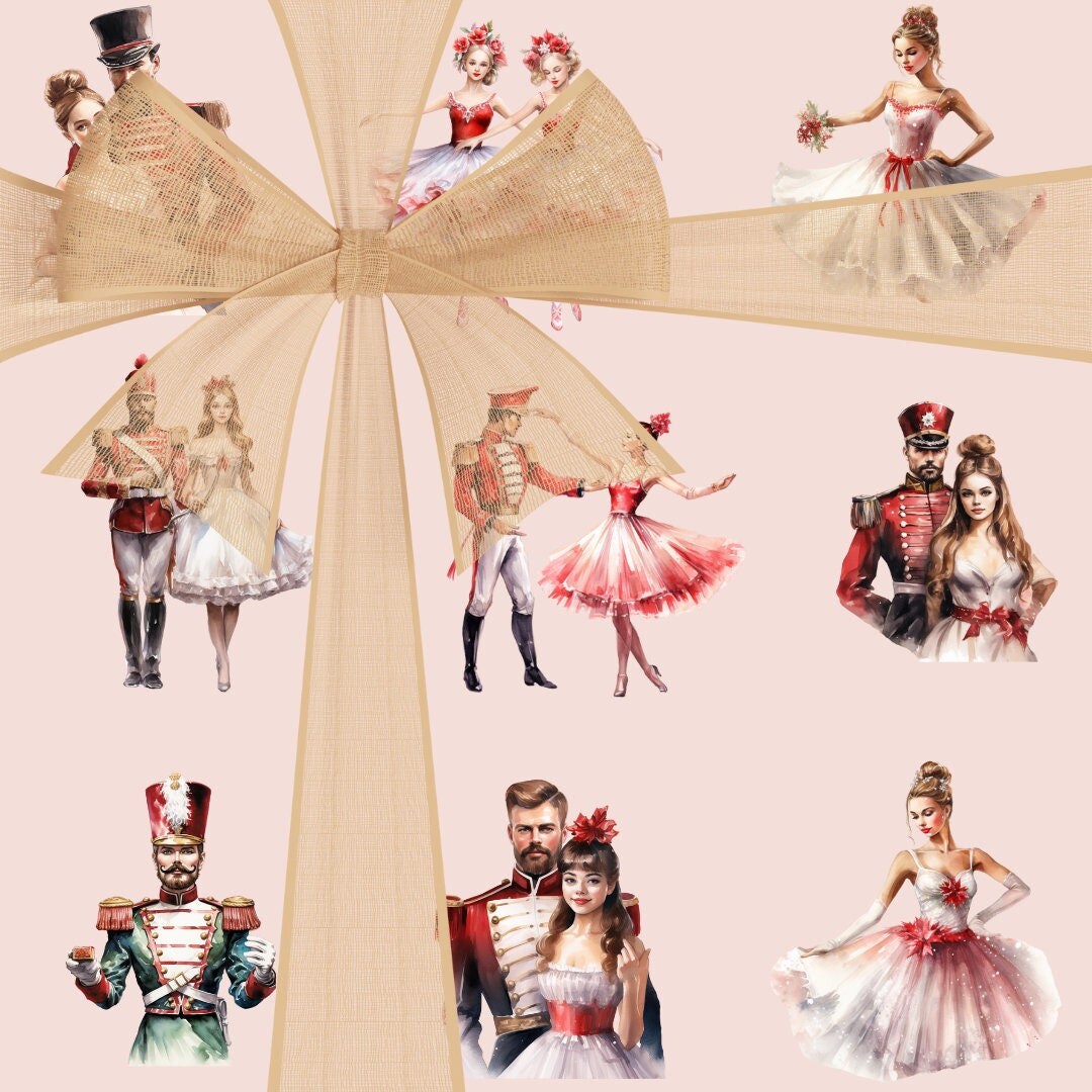Nutcracker Ballet Themed Pink Wrapping Paper Cute Nutcracker - Etsy
