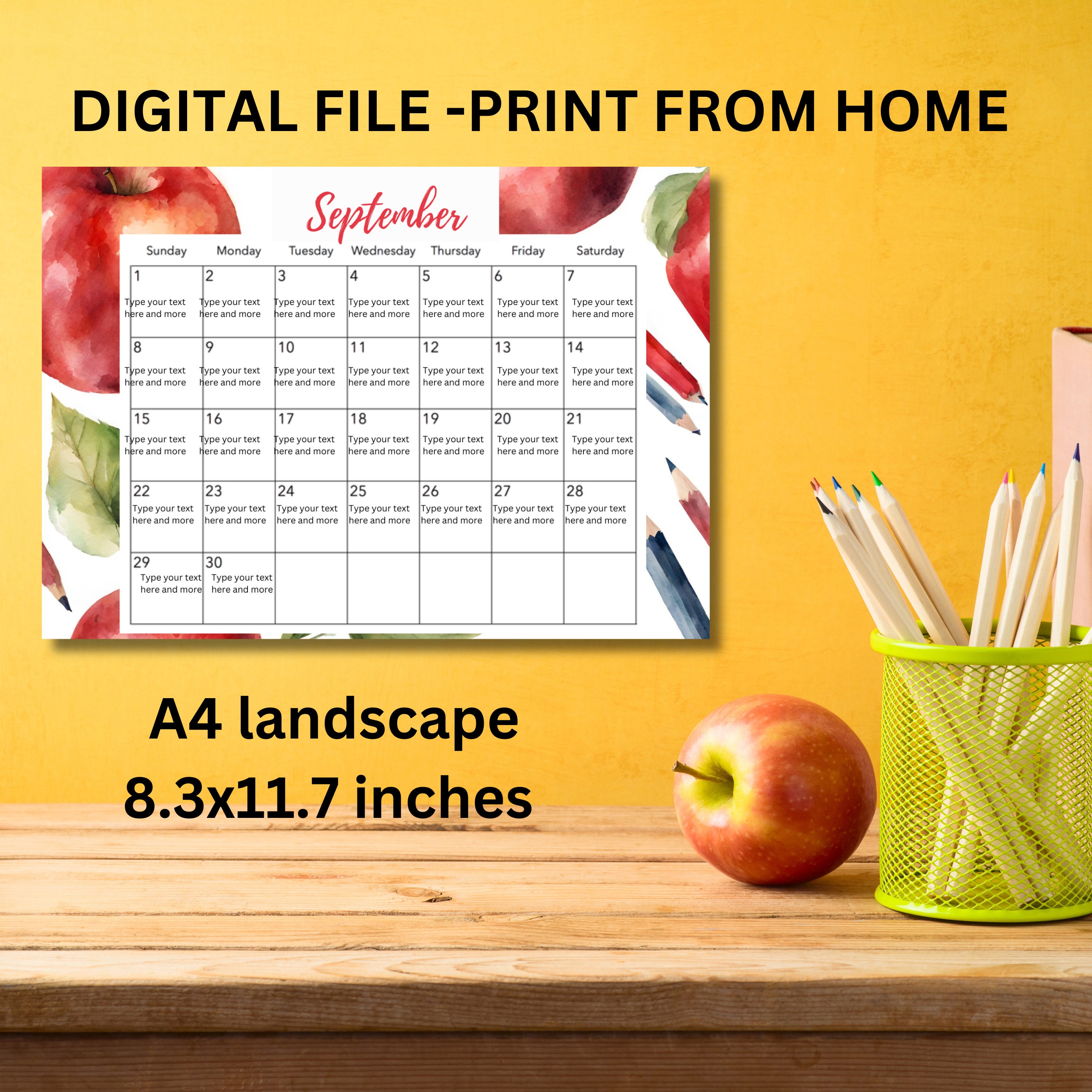 2024 Calendar Template Editable and Printable Monthly Calendar Canva ...