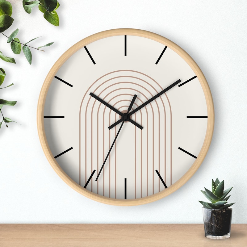 Natural Wood Clock - Etsy