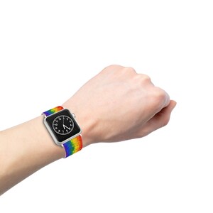 Rainbow Watch Band for Apple Watch, Pride Watchband, Summer Colorful ...