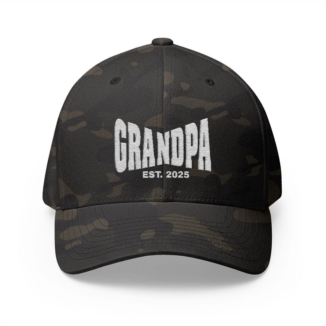Embroidered New Grandpa and Grandma Cap, Personalized Hat for New ...