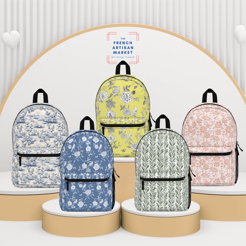 Preppy Backpack - Etsy