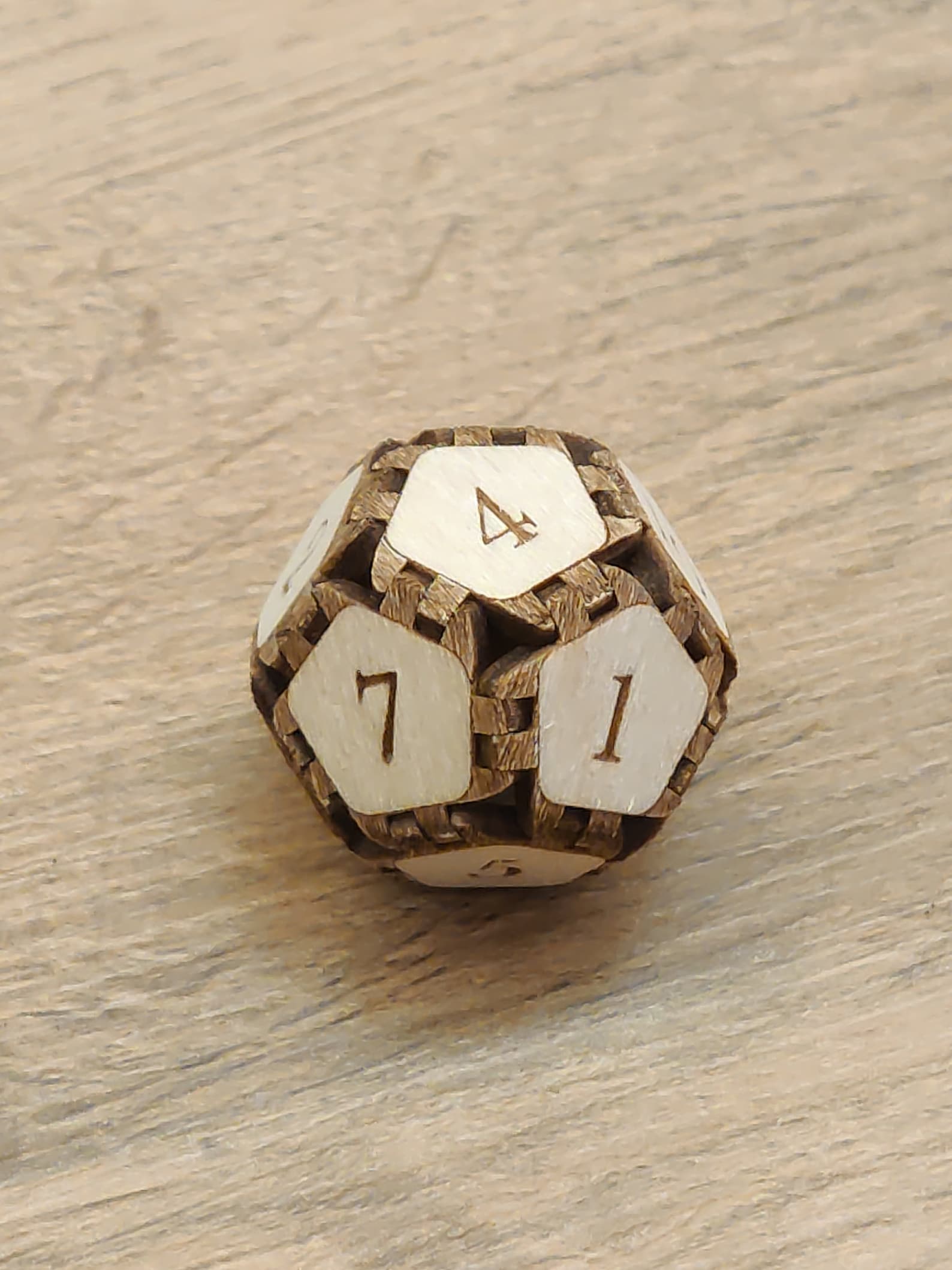 Twelve-sided Dice D12 - SVG File for Laser Cutter - Etsy