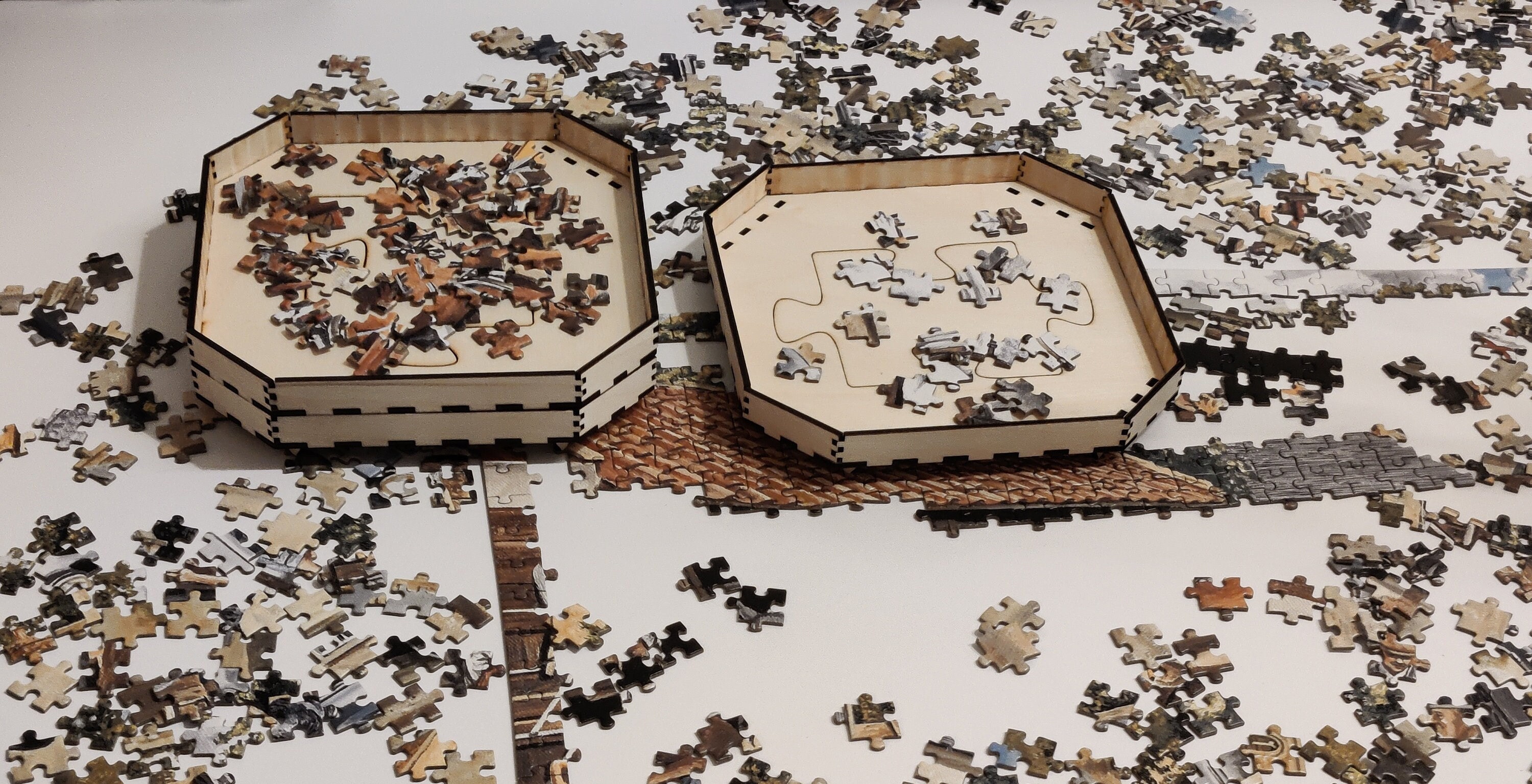 Puzzle Sorting Tray, Stackable - Laser Cutter File - Etsy