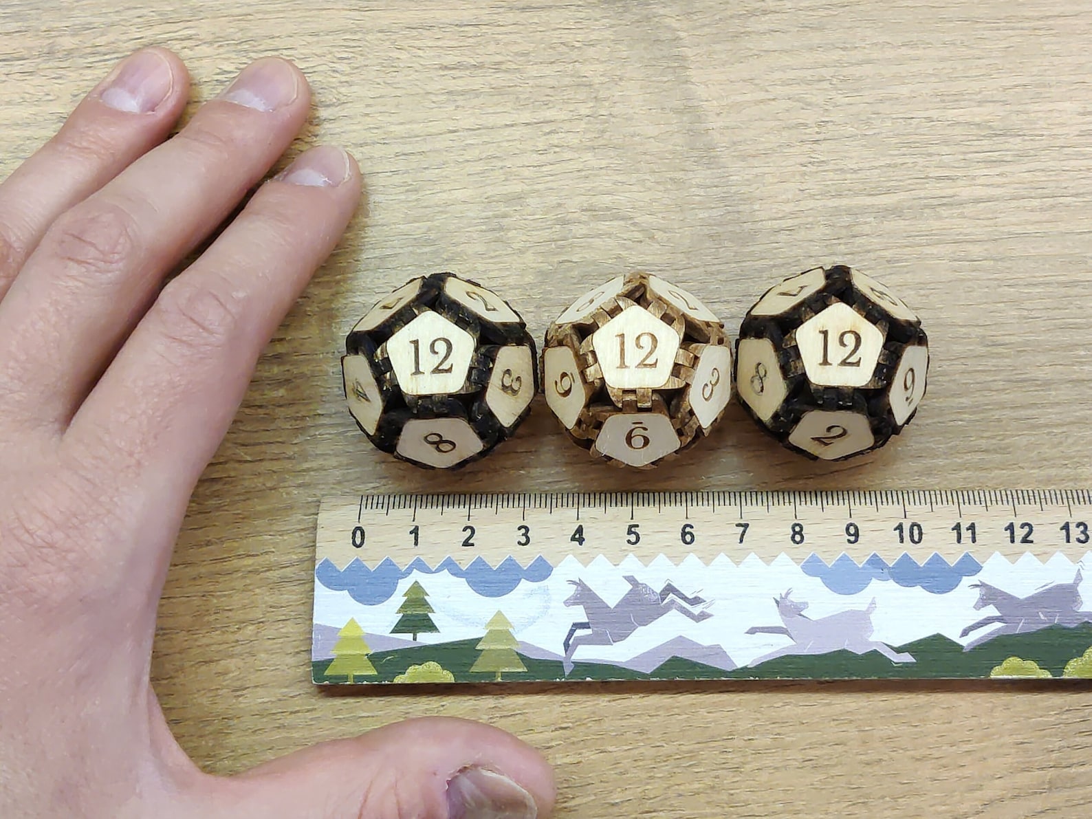 Twelve-sided Dice D12 - SVG File for Laser Cutter - Etsy