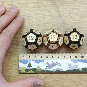 Twelve-sided Dice D12 - SVG File for Laser Cutter - Etsy