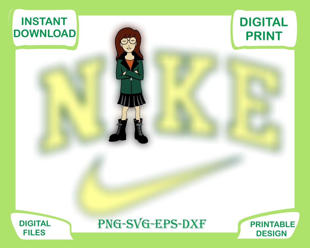 Daria Layered Svg Eps Png Cricut Silhouette Cut File 90s - Etsy