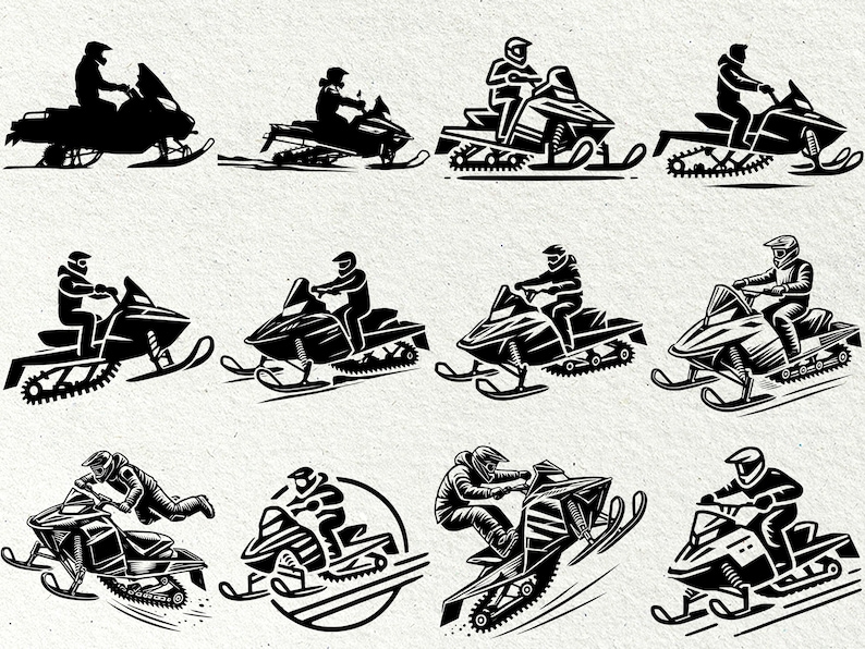 Snowmobile SVG / Winter Sports SVG / Snowmobile Rider SVG / Snowmobile ...