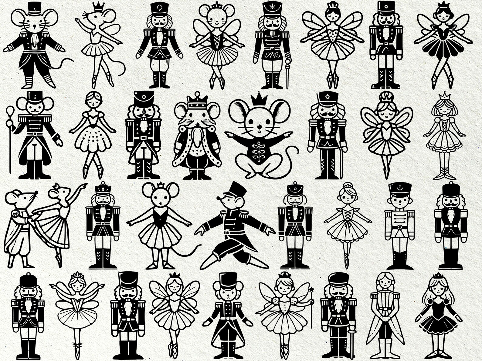 Nutcracker Svg File / Nutcracker Character Svg / Christmas Nutcracker ...
