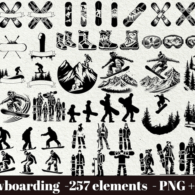 Snowboard Stickers - Etsy