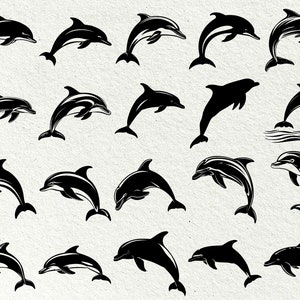 Dolphins Svg Bundle / Beach Scene Svg / Dolphin Palm Tree Sunset ...