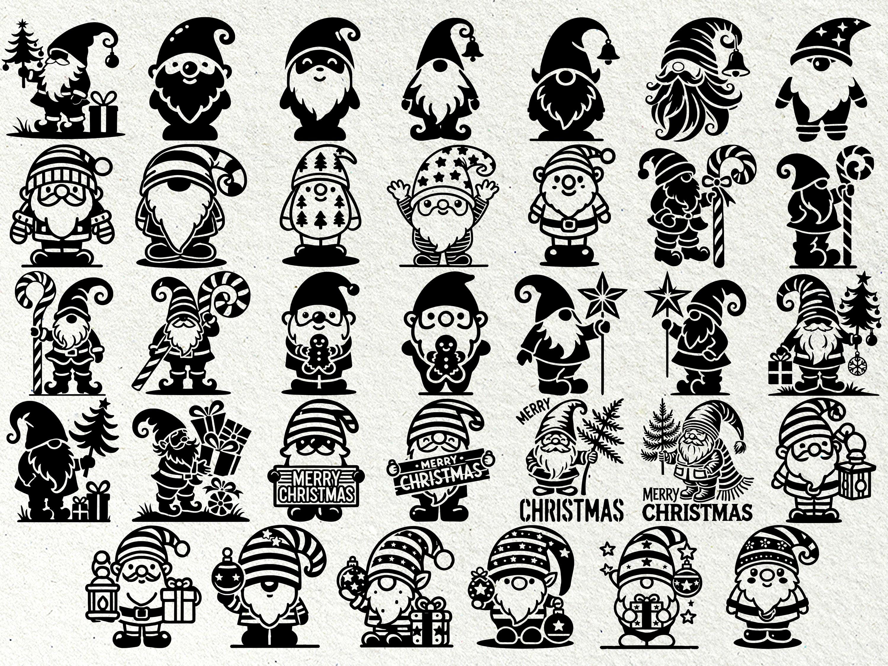 Christmas Gnome SVG Bundle / Cute Christmas Gnome / Christmas Gnomes ...