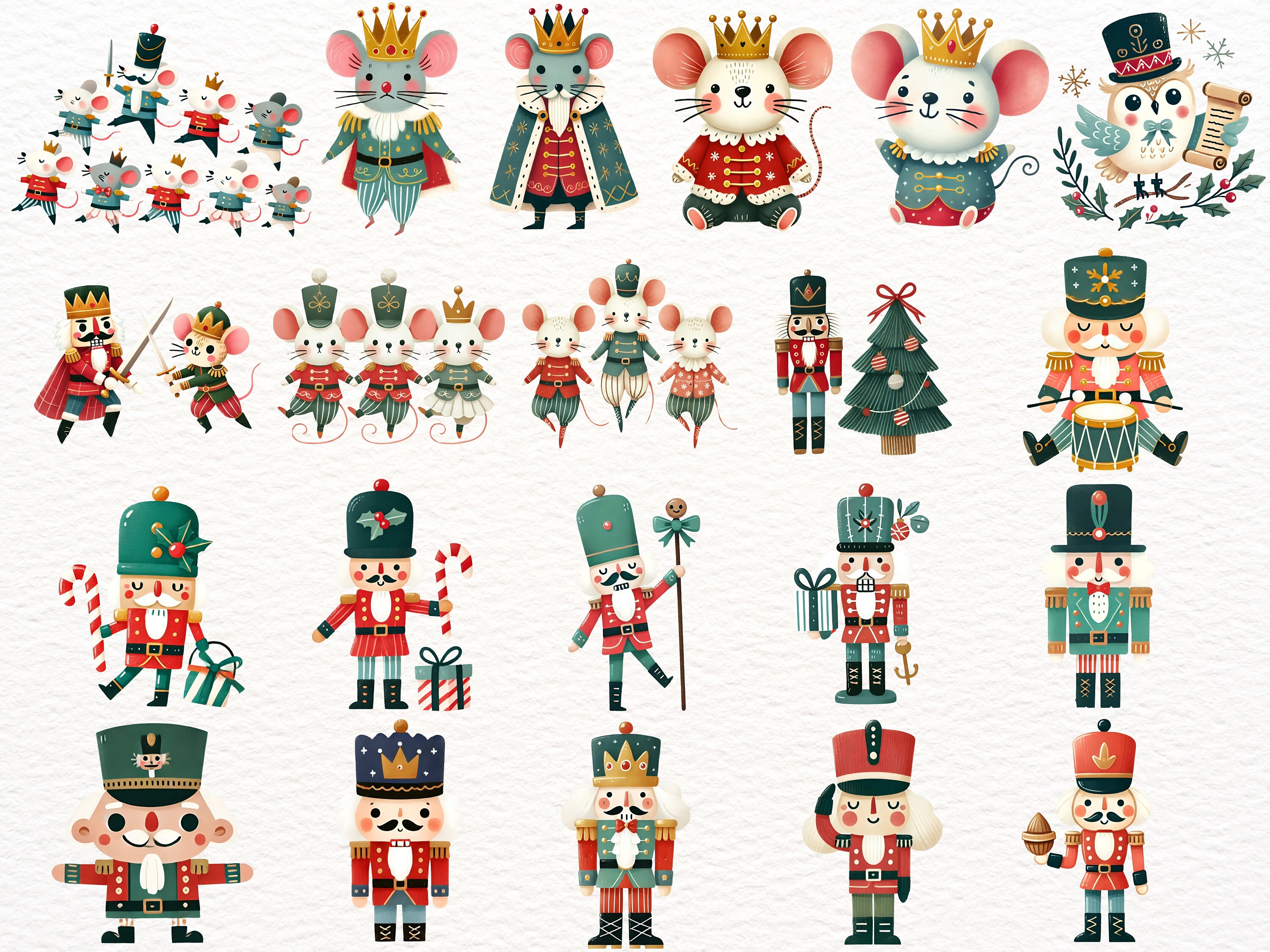 Nutcracker Watercolor Clipart / Christmas Nutcracker Png / the ...