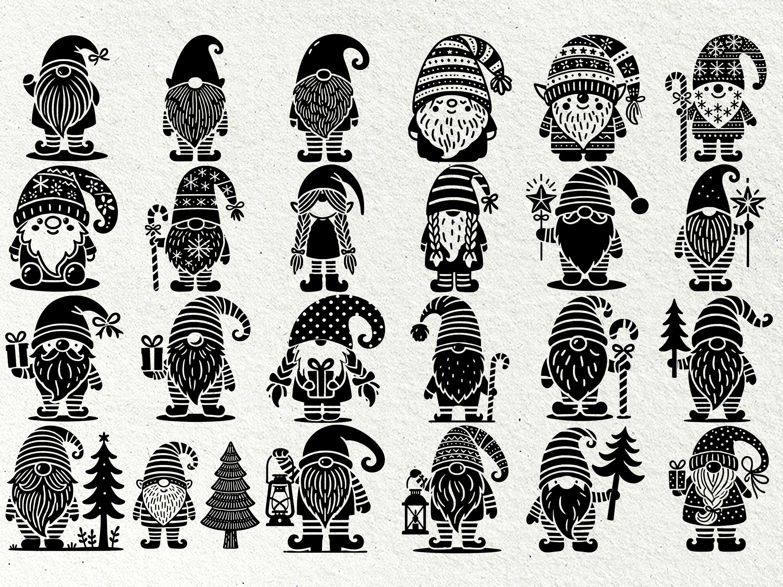 Christmas Gnome SVG Bundle / Cute Christmas Gnome / Christmas Gnomes ...