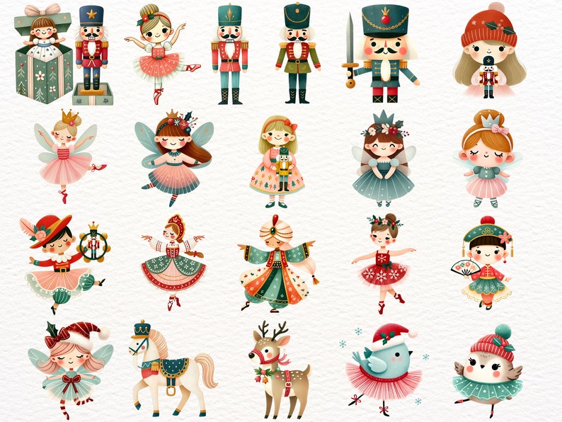 Nutcracker Watercolor Clipart / Christmas Nutcracker Png / the ...