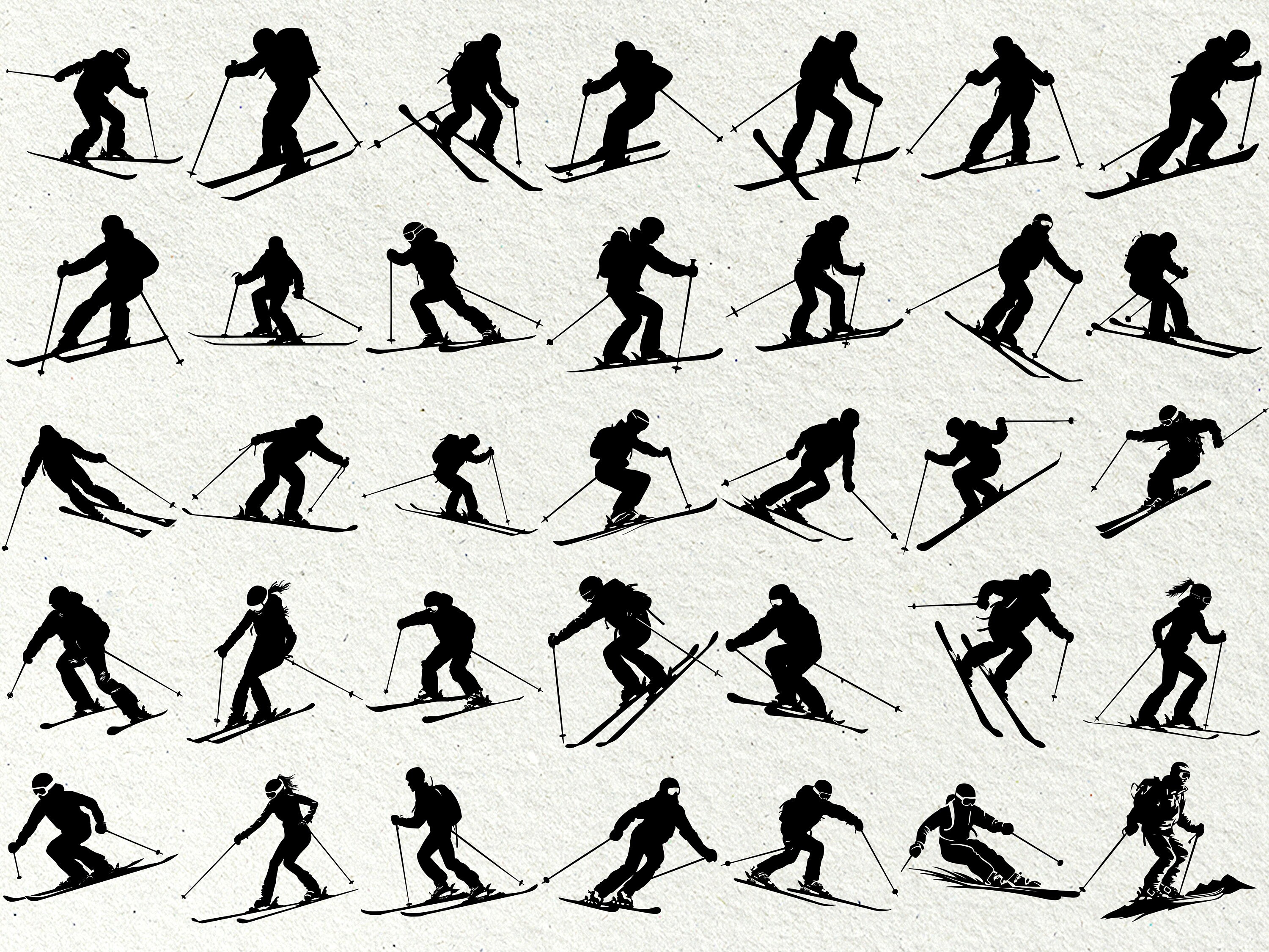 Skiing Svg Bundle / Winter Sport Svg / Ski Goggles Svg / Ski Boots Svg ...