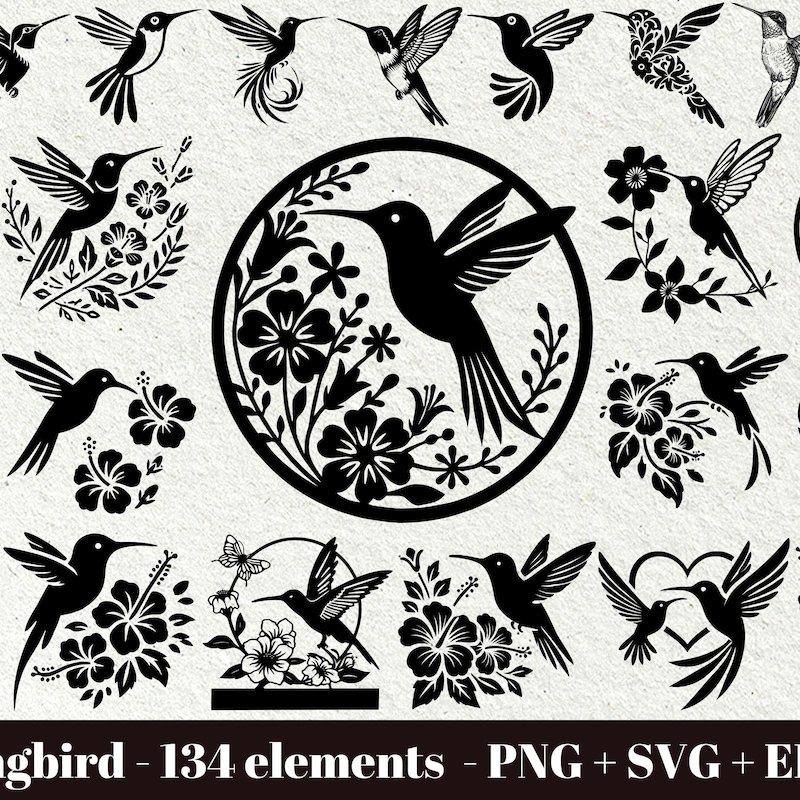 Butterfly Hummingbird Svg - Etsy UK