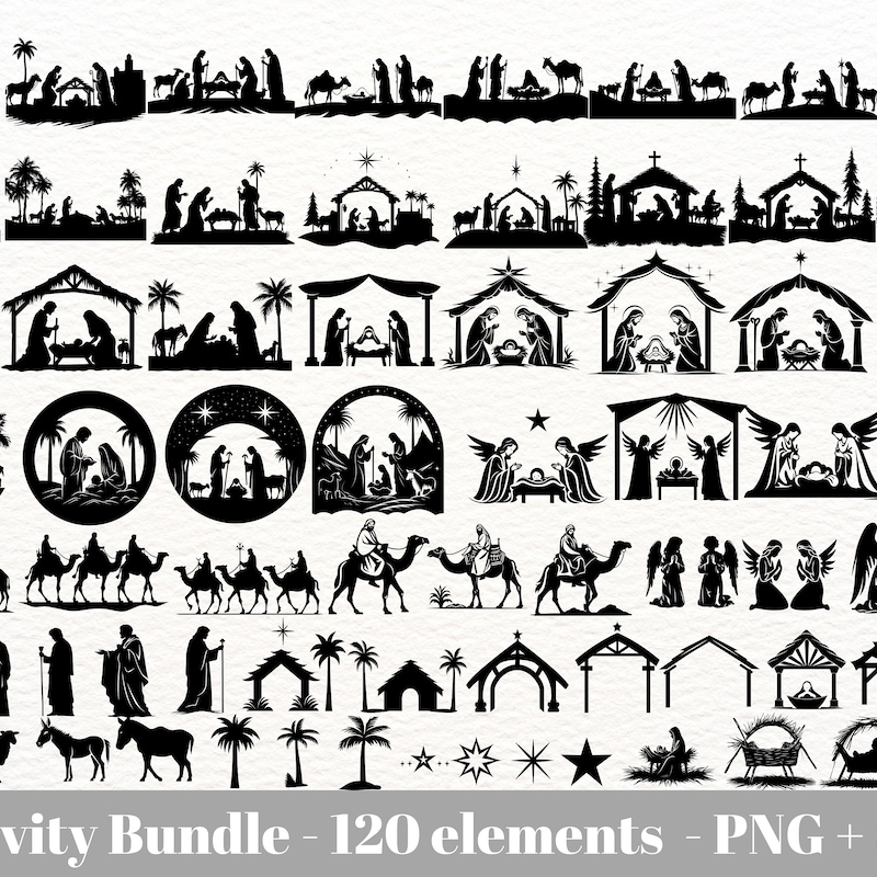 White Manger Sets - Etsy