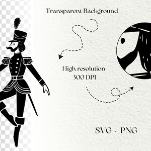 Nutcracker Svg File / Nutcracker Character Svg / Christmas Nutcracker ...