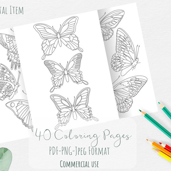 Commercial Use Coloring Book - Etsy