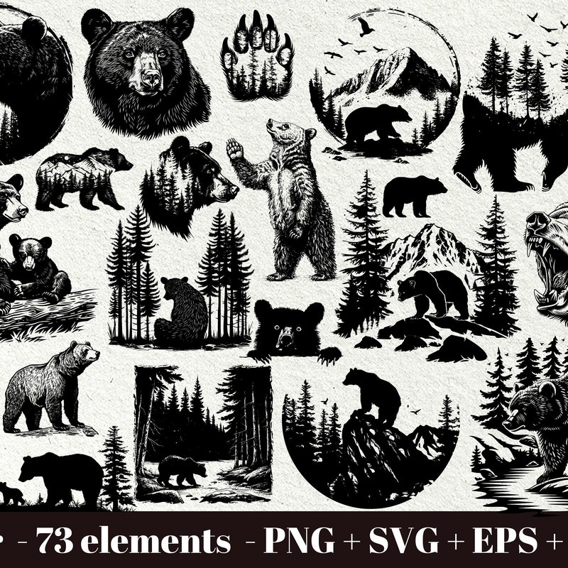 Bear Landscape And Design Etsy 