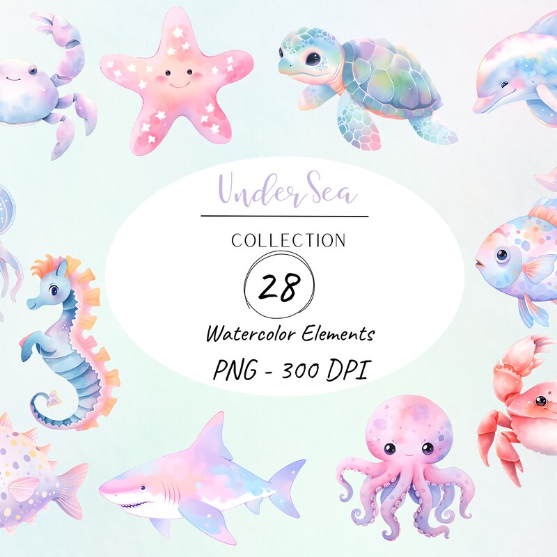 Sea Animals - Etsy