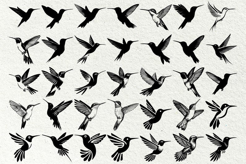 Hummingbird Svg Laser File / Hummingbird Flowers Svg / Hummingbird ...