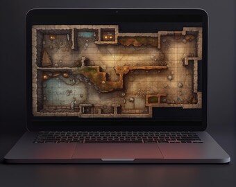 Cave Lair A RPG Battlemap TTRPG Setting Dungeons and - Etsy