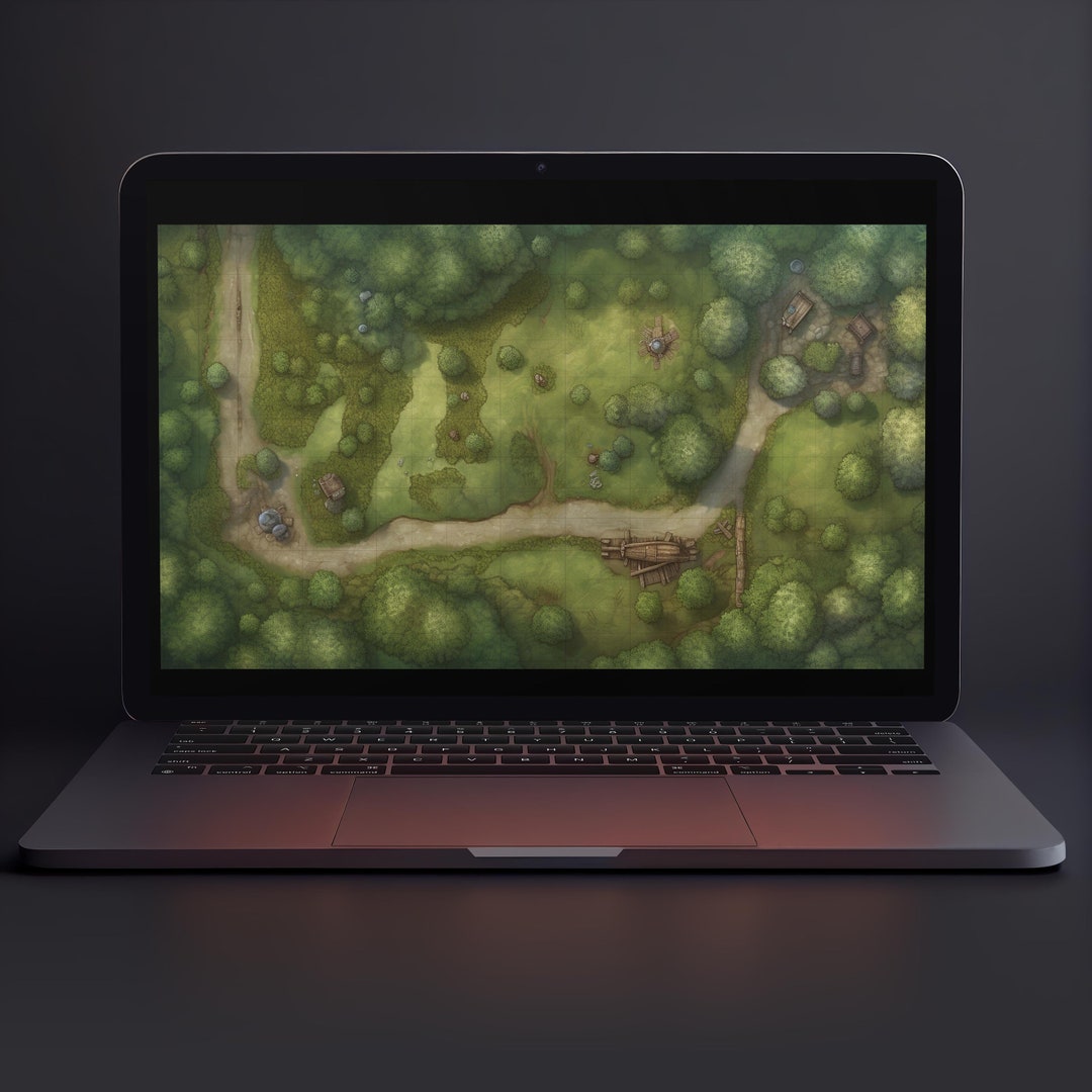 Forest Camp D RPG Battlemap Dungeons and Dragons TTRPG Virtual Tabletop ...