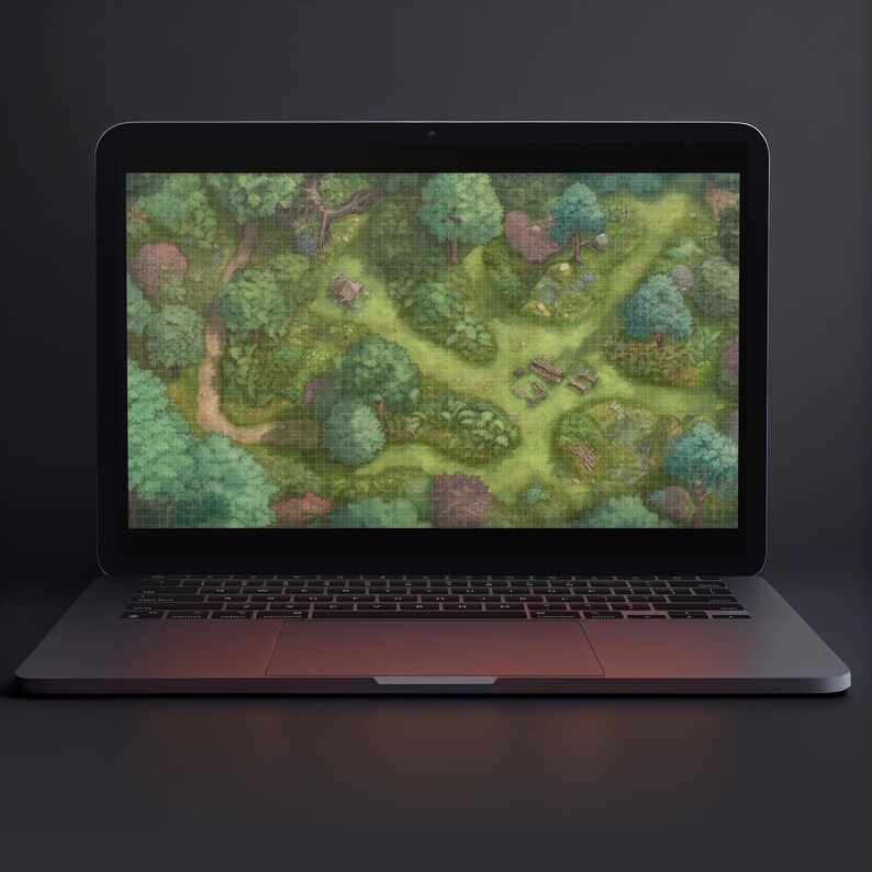 Forest Camp C RPG Battlemap Dungeons and Dragons TTRPG Virtual Tabletop ...