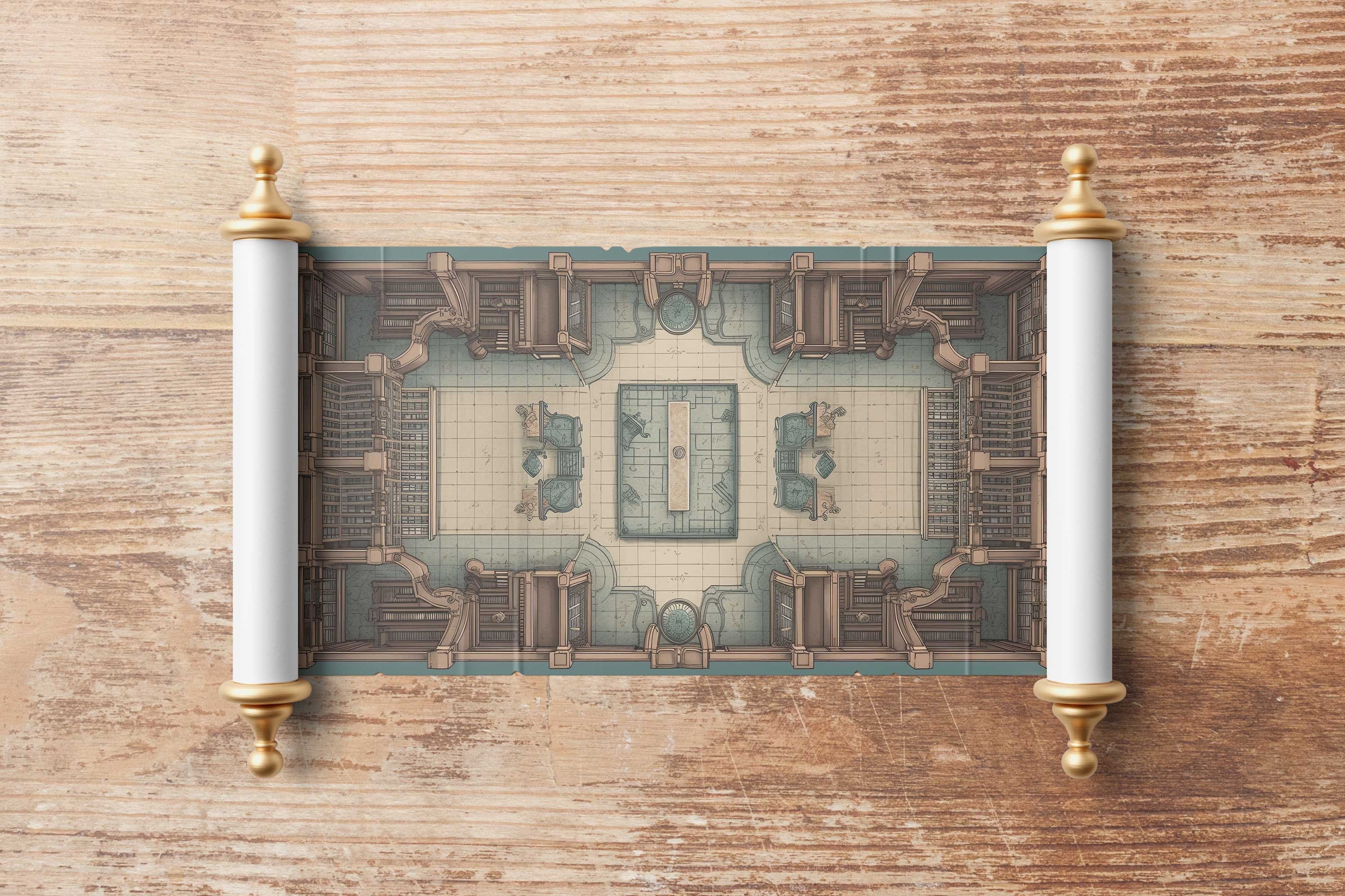 Ceiling A RPG Battlemap TTRPG Setting Dungeons and Dragons Background ...