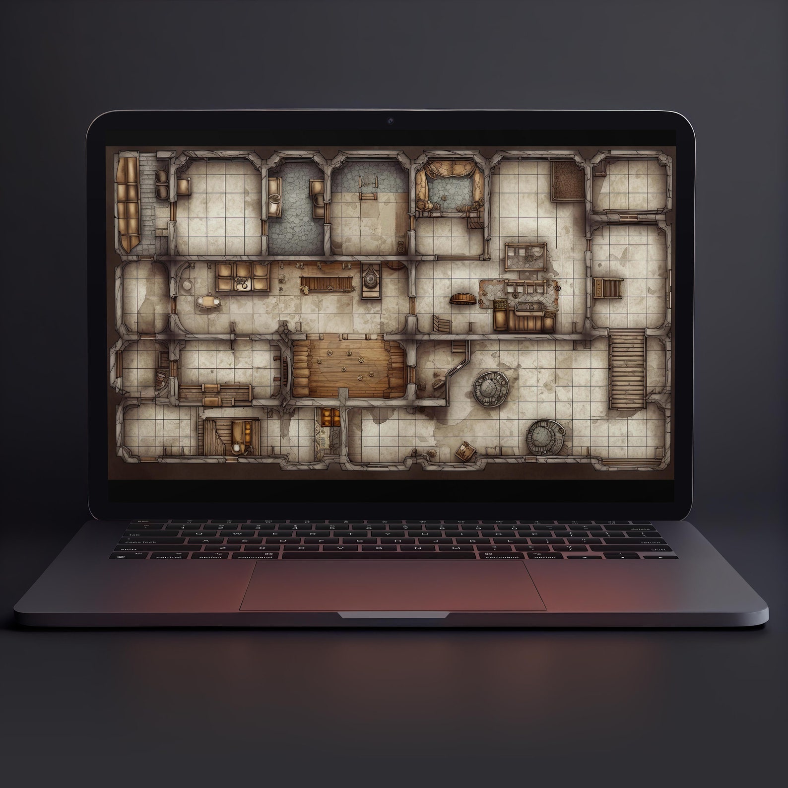 Castle A RPG Battlemap TTRPG Setting Dungeons and Dragons Background ...