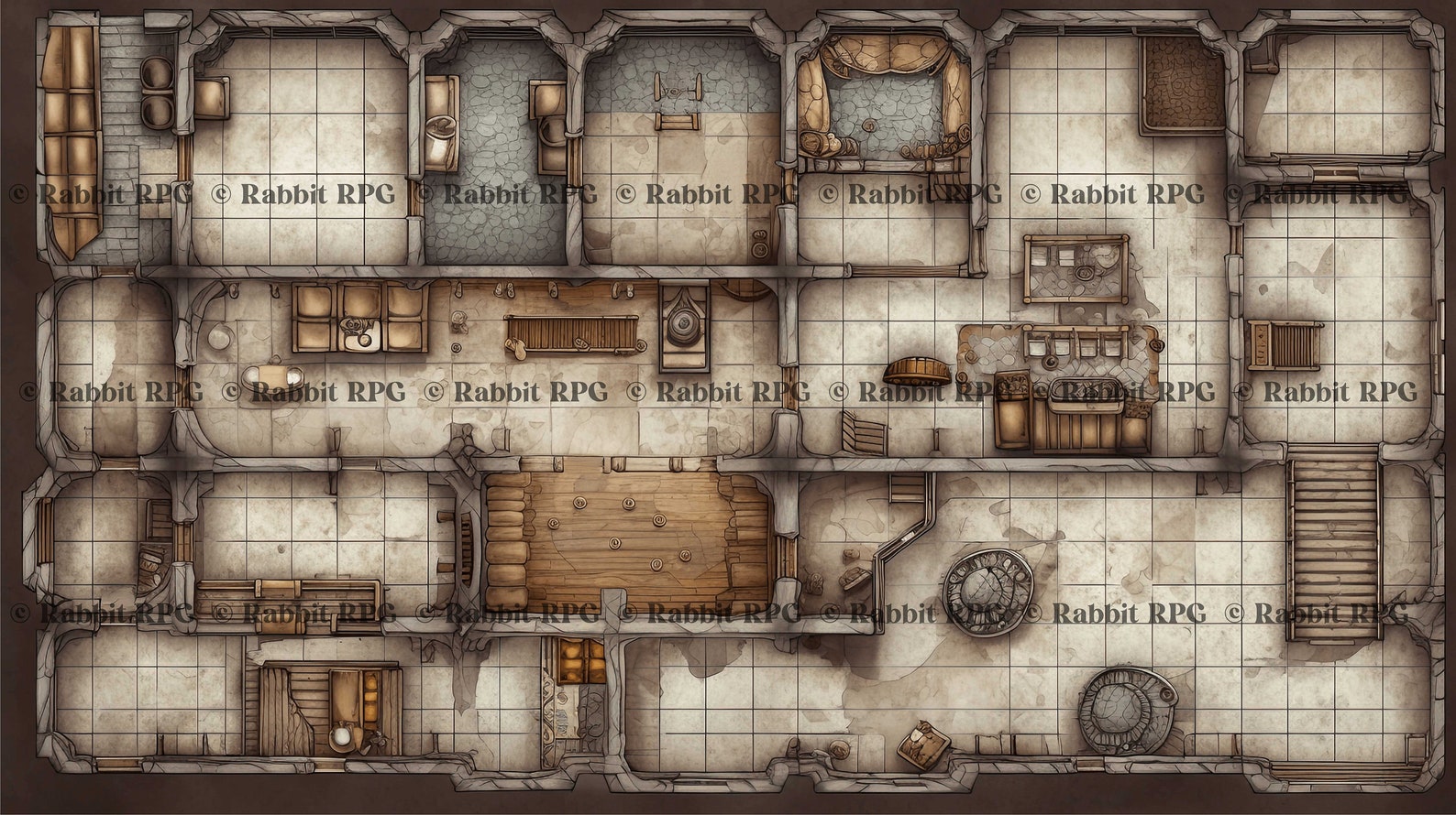 Castle A RPG Battlemap TTRPG Setting Dungeons and Dragons Background ...