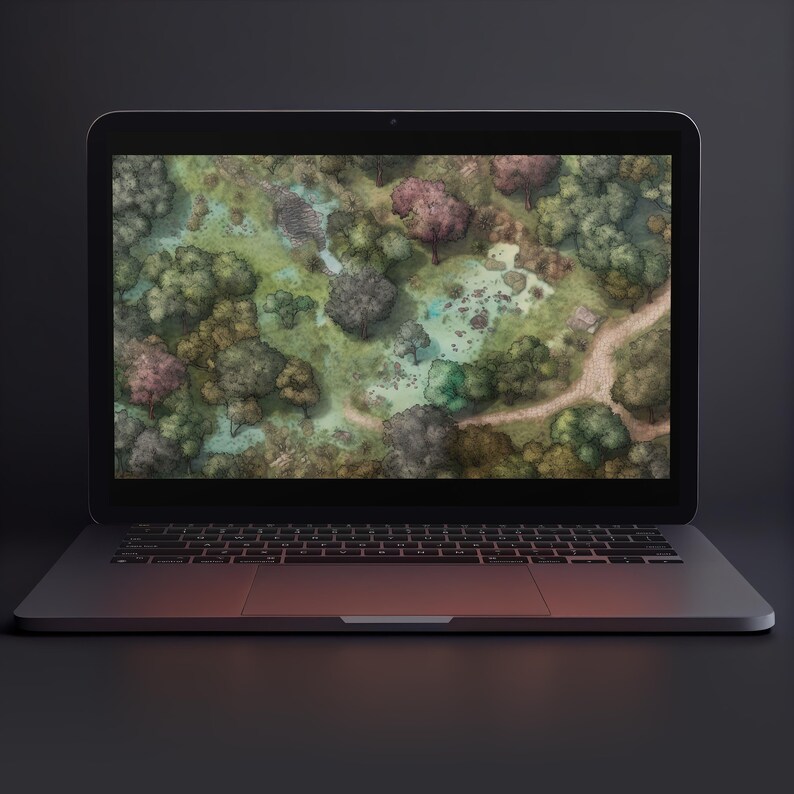 Forest C RPG Battlemap Dungeons and Dragons TTRPG Virtual Tabletop ...