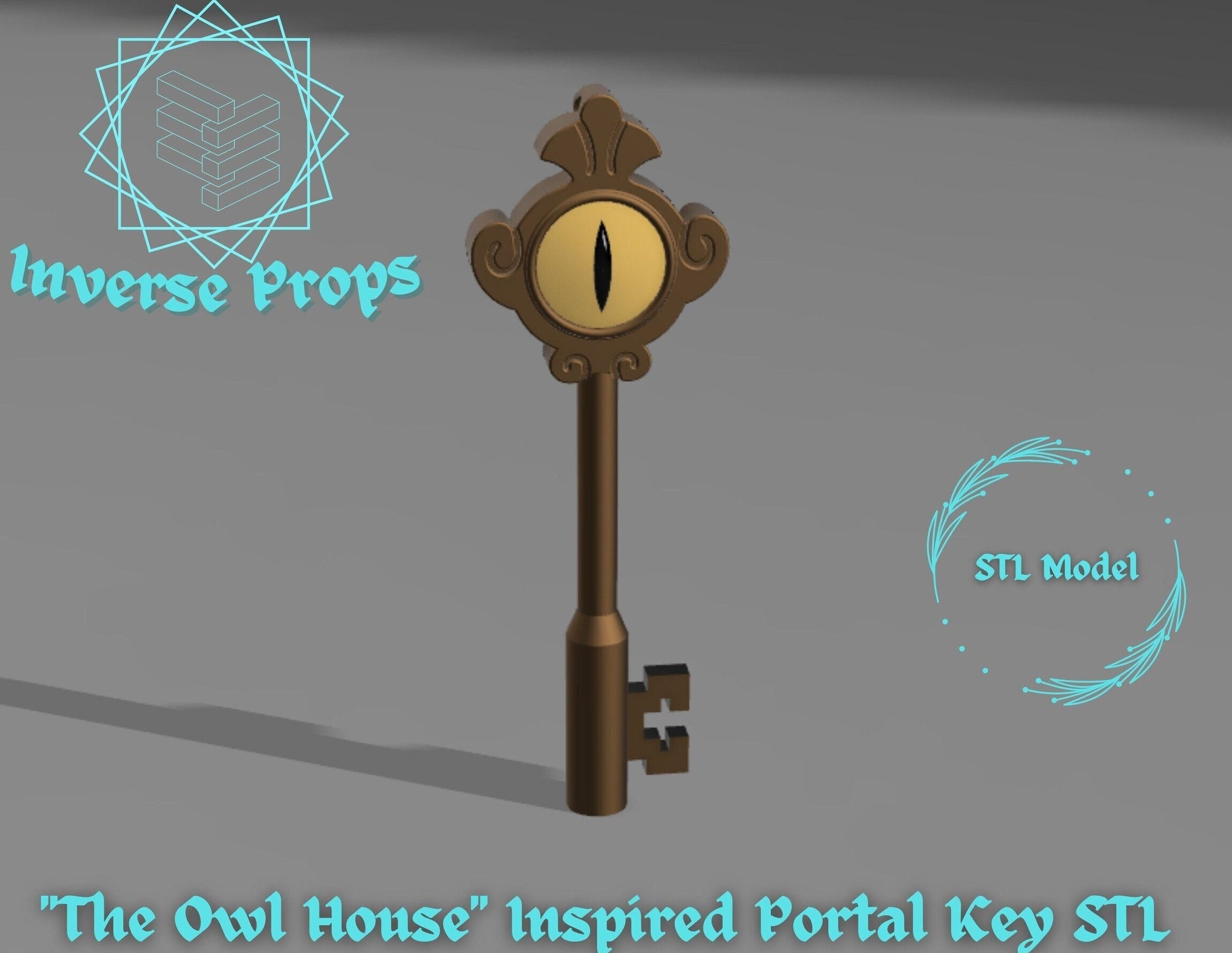 The Owl House Inspired Portal Key STL File - Etsy