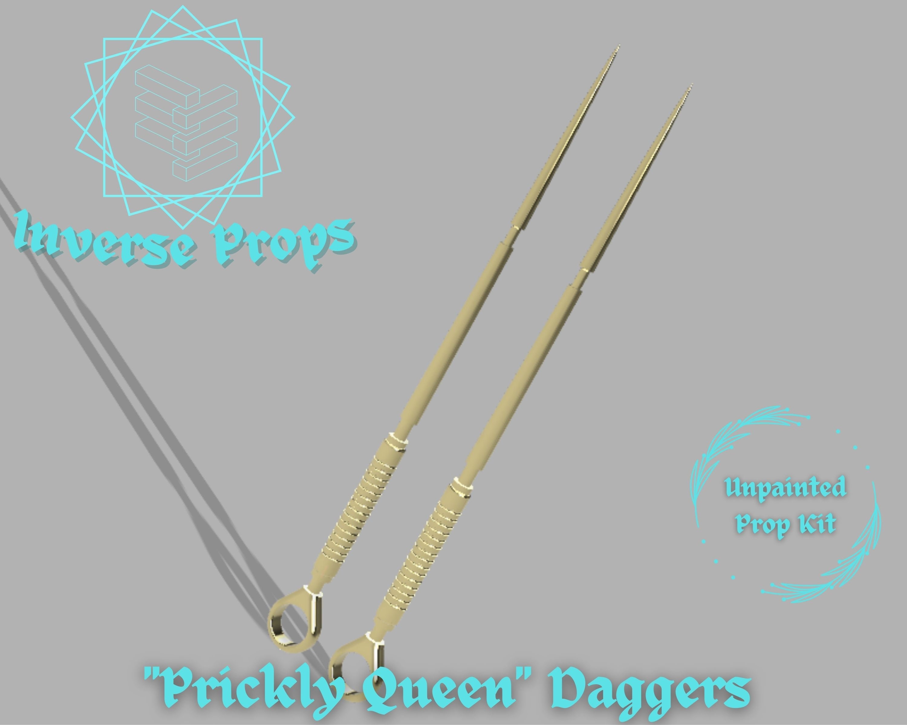 Prickly Queen Daggers 3D Printed Prop Kit - Etsy