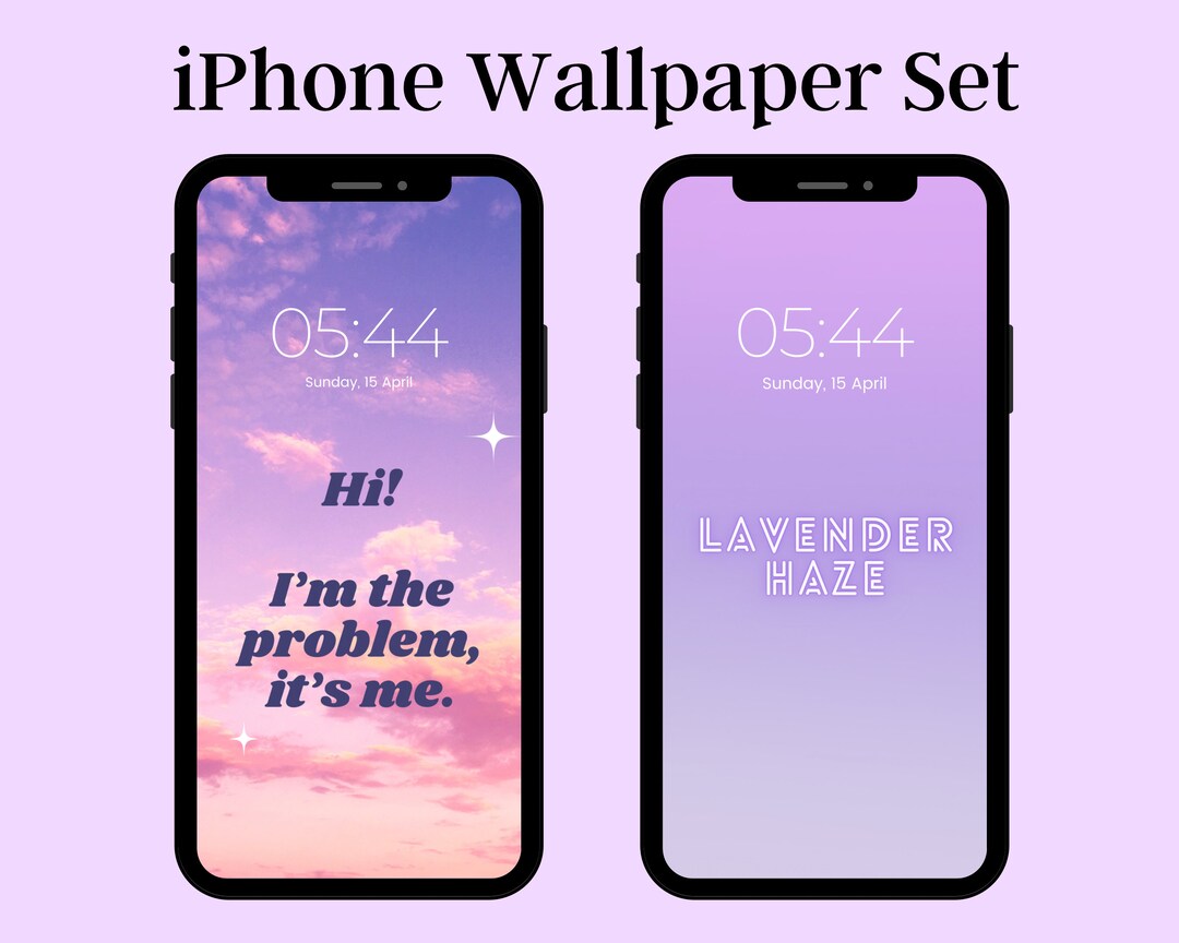 Taylor Swift Lyrics Phone Wallpaper, Lyrics Background, Lavender Haze ...