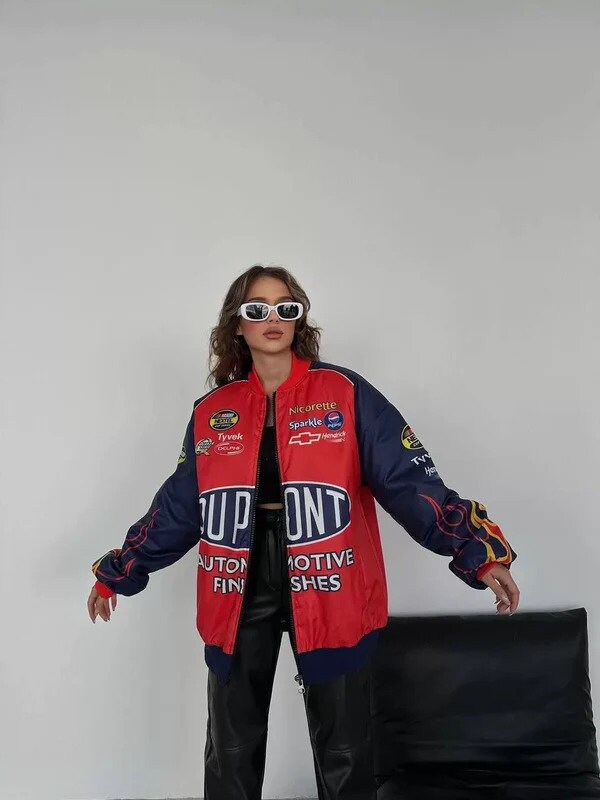 Fire Racing Jacket,formula 1 Racing Jacket Vintage,bomber Jacket,racing ...