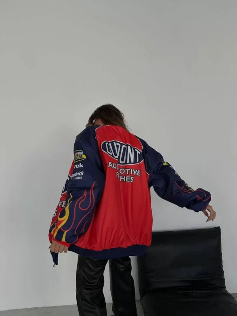 Fire Racing Jacket,formula 1 Racing Jacket Vintage,bomber Jacket,racing ...